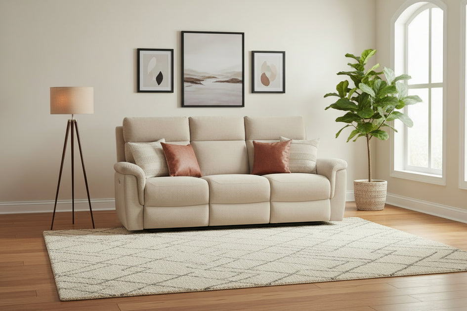 Detroit Fabric 3 Seater Sofa – House of Reeves