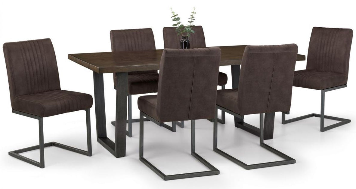 Calia Dining Table - Dark Oak – House of Reeves